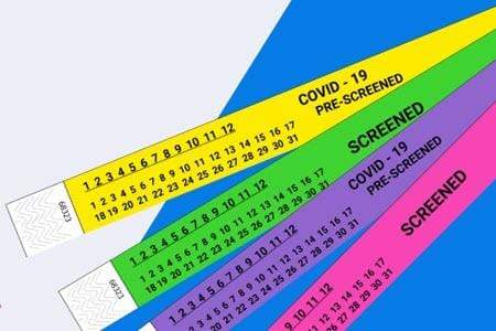 COVID-19 Triage Wristbands | Screened Or Pre-Screened Bands