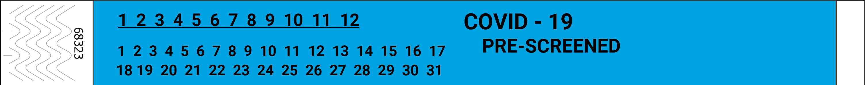 COVID-19 Triage Wristbands | Screened Or Pre-Screened Bands
