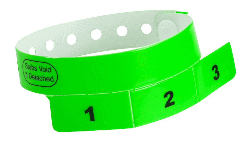 Tear-off Tab Wristbands | Track Guest Drinks, Meals & More