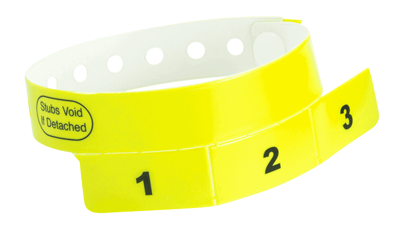 Tear-off Tab Wristbands | Track Guest Drinks, Meals & More